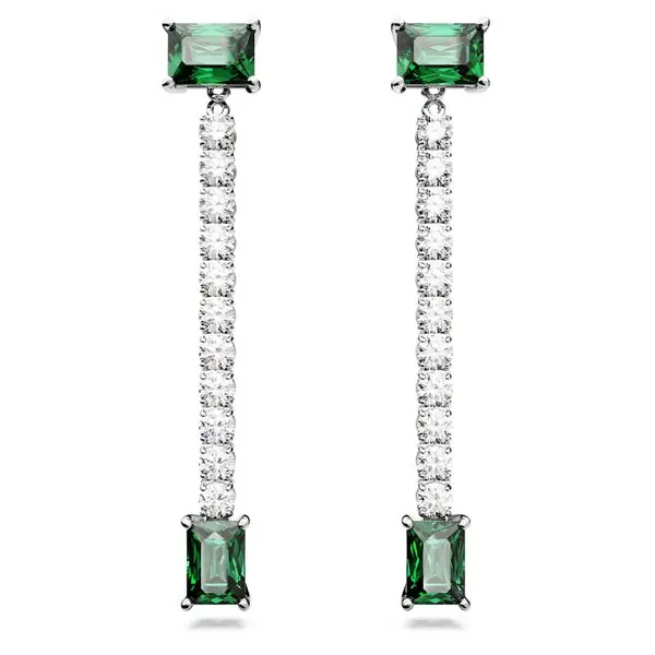 SWAROVSKI Matrix Drop Earrings - Green
