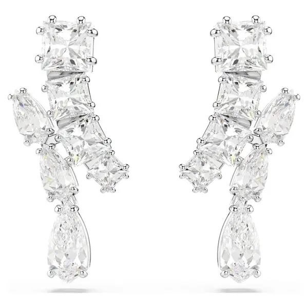 SWAROVSKI Matrix Drop Earrings - White