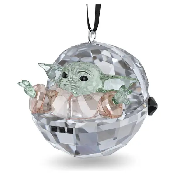SWAROVSKI Star Wars The Mandalorian Grogu Ornament - Green