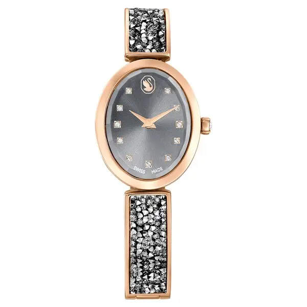 SWAROVSKI Crystal Rock Oval Watch - Gray