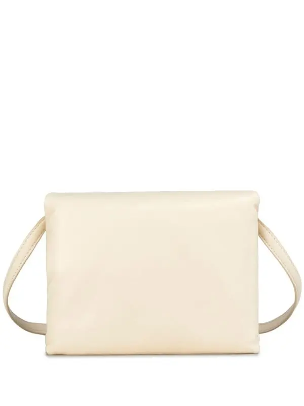 Marni Prisma Leather Clutch - Neutrals