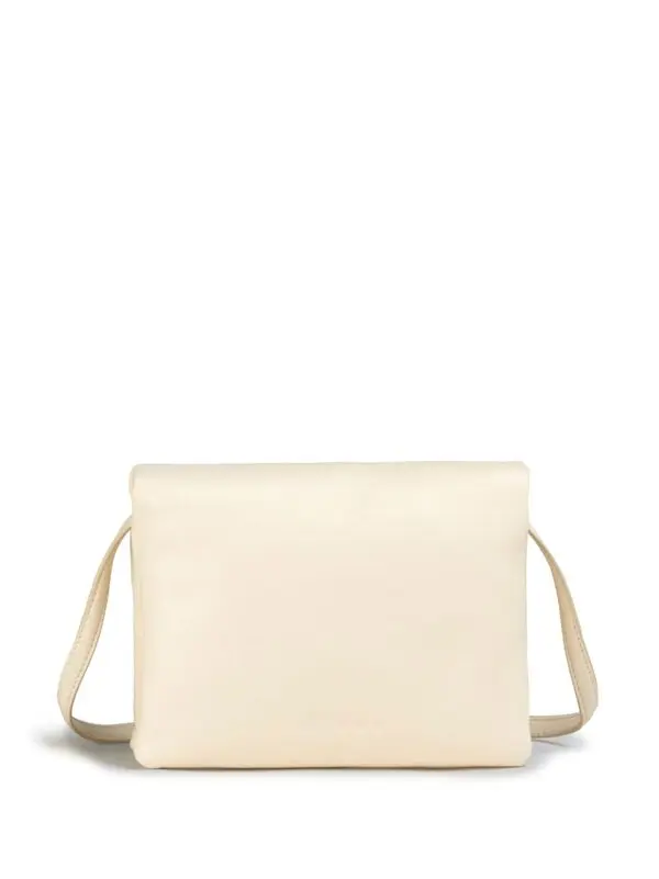 Marni Prisma Leather Clutch - Neutrals