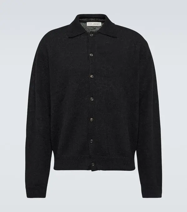 Our Legacy Alpaca-blend Cardigan - Black