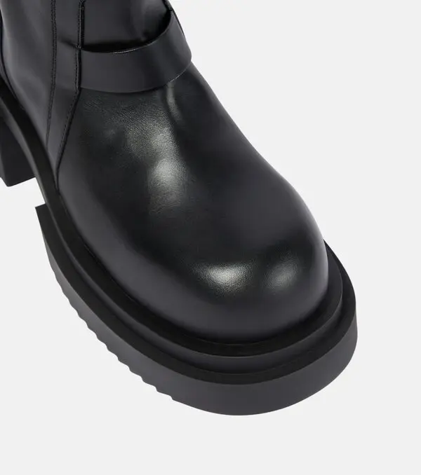 Rick Owens Pull-on Knee-high Boots