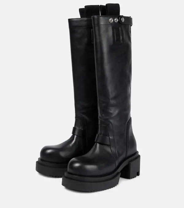 Rick Owens Pull-on Knee-high Boots