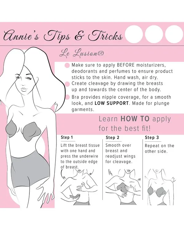 Fashion Forms Le Lusion Plunging Backless Adhesive Bra