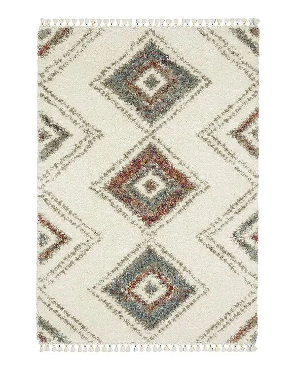 ORIENTAL WEAVERS Axis Ax07a Area Rug, 6'7 X 9'6 - Ivory