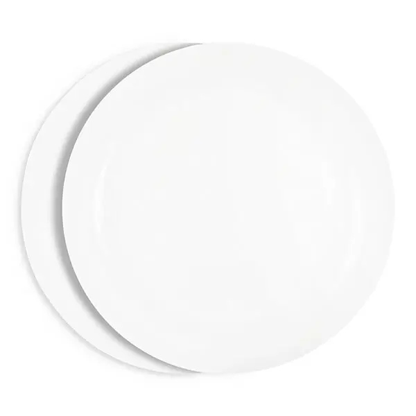 RICHARD BRENDON Coupe Bread And Butter Plate, Set Of 2 - White