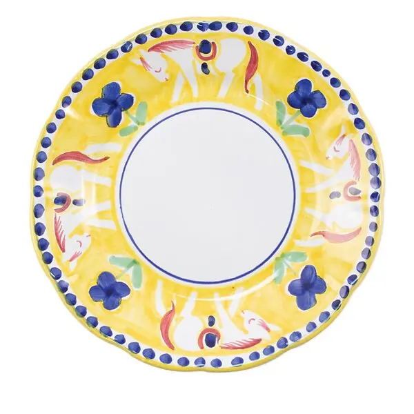 VIETRI Campagna Cavallo Salad Plate - Yellow