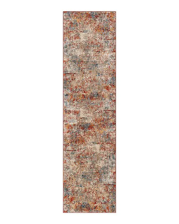 Livabliss Mirabel Mbe-2300 Runner Area Rug, 2'7 X 7'3 - Coral/red