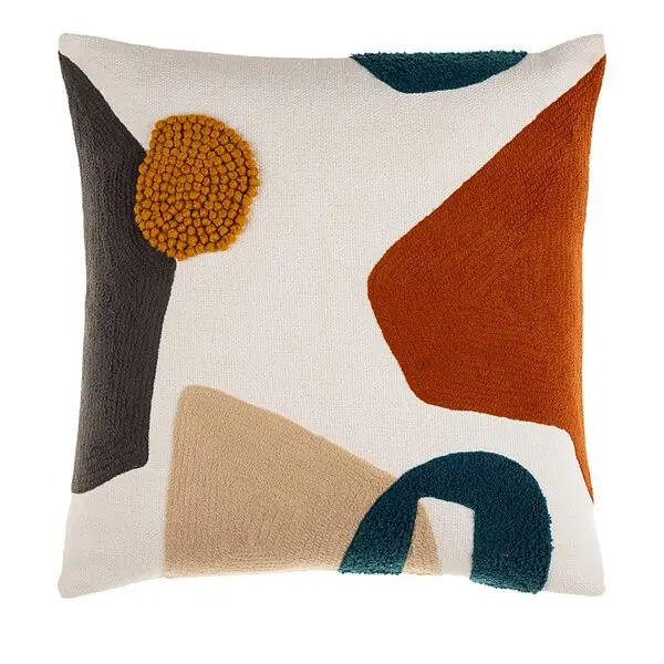 SURYA Novel Decorative Pillow - Cream/rust