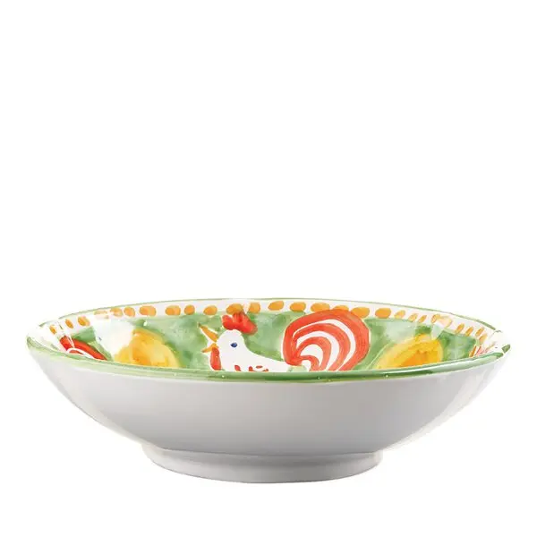 VIETRI Campagna Gallina Coupe Pasta Bowl - Green