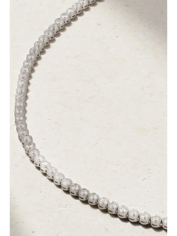 De Beers 18-karat White Diamond Necklace