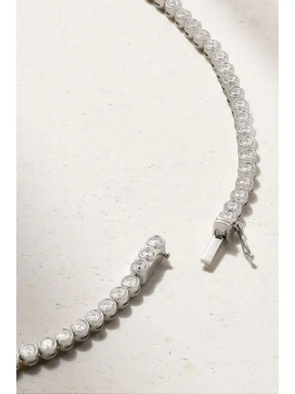 De Beers 18-karat White Diamond Necklace