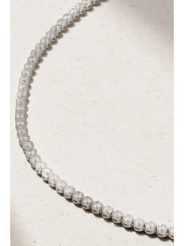 De Beers 18-karat White Diamond Necklace
