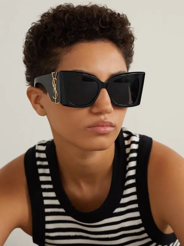 Saint Laurent - SAINT LAURENT Eyewear Blaze Oversized Cat-eye Sunglasses