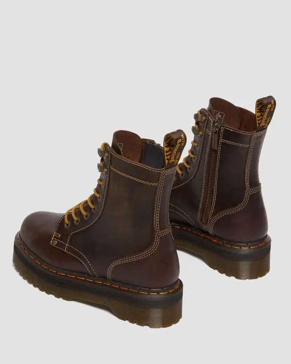 Dr. Martens Jadon Crazy Horse Platform Boots