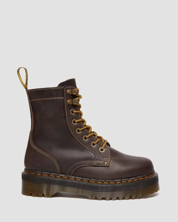 Dr. Martens Jadon Crazy Horse Platform Boots