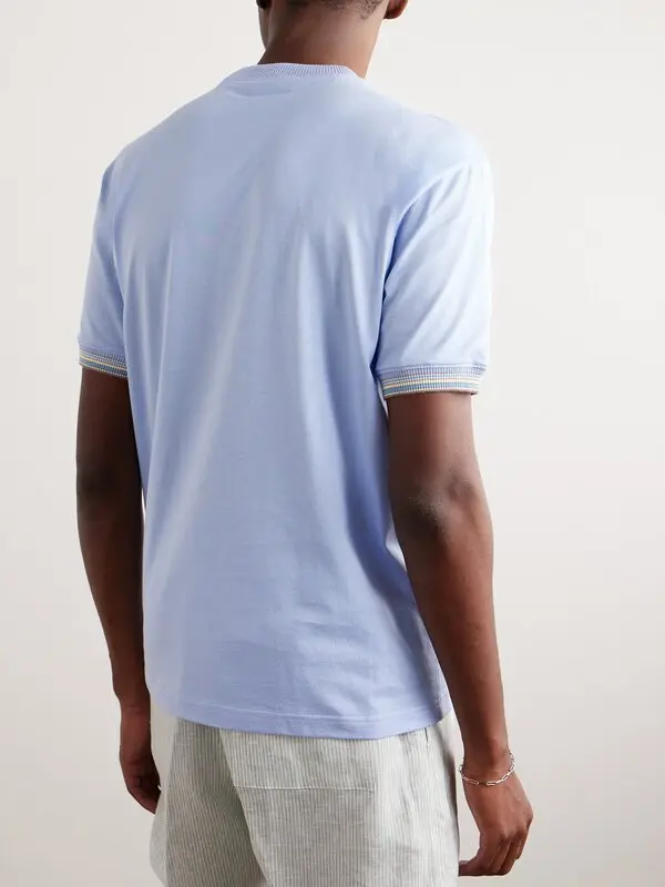 Loro Piana 半袖ポロシャツ Lサイズ ブルー イタリア製 コットン Polo Shirt Cotton Blue Navy | Polos Loro Piana