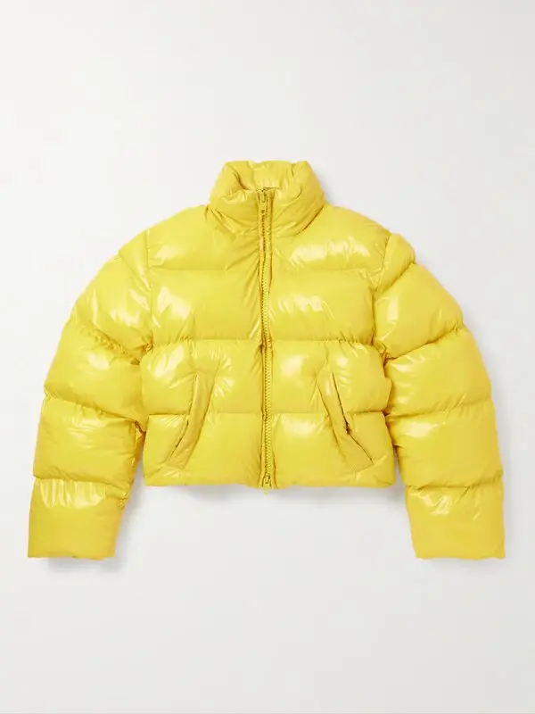 Balenciaga Cropped Padded Shell Jacket