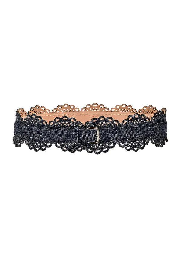 Alaïa Bustier Belt - Bleu Denim