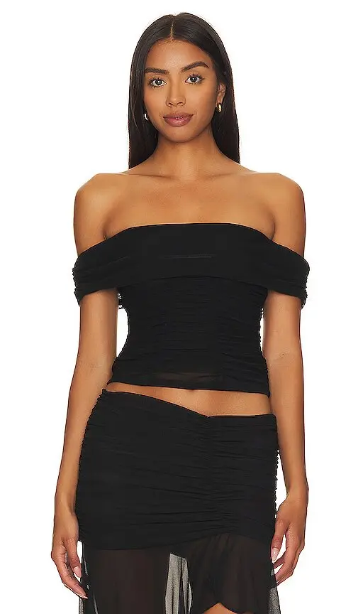 Majorelle Cara Top - Black