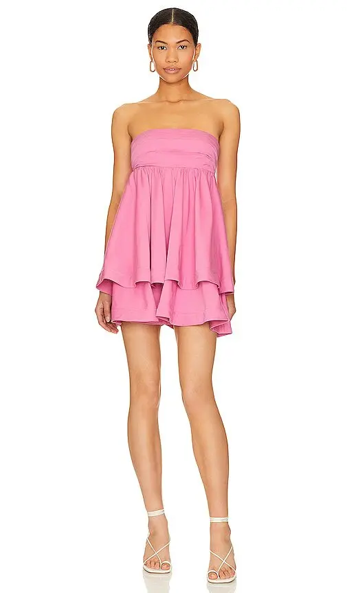 CAMILA COELHO Penelope Mini Dress - Hot Pink