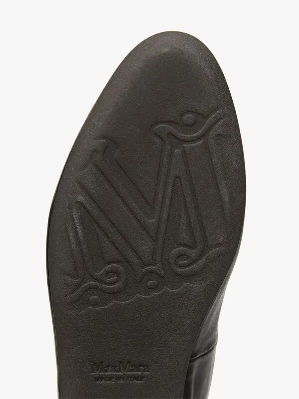 Max Mara Nappa Leather Ballet Flats