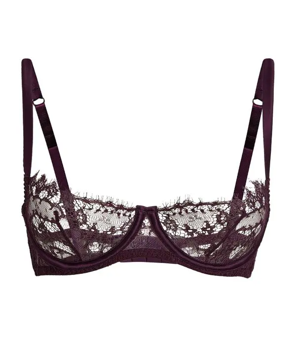 COCO DE MER Lace Lunaria Balconette Bra