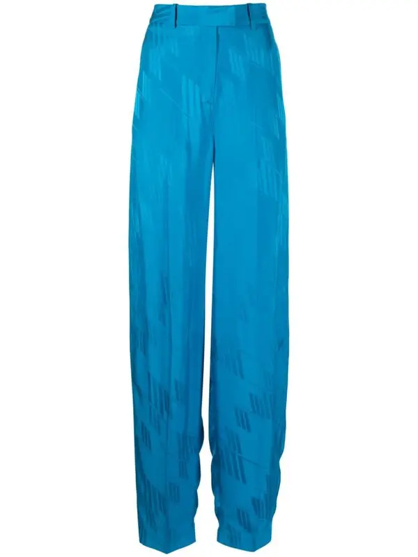 Attico Monogram Wide-leg Trousers