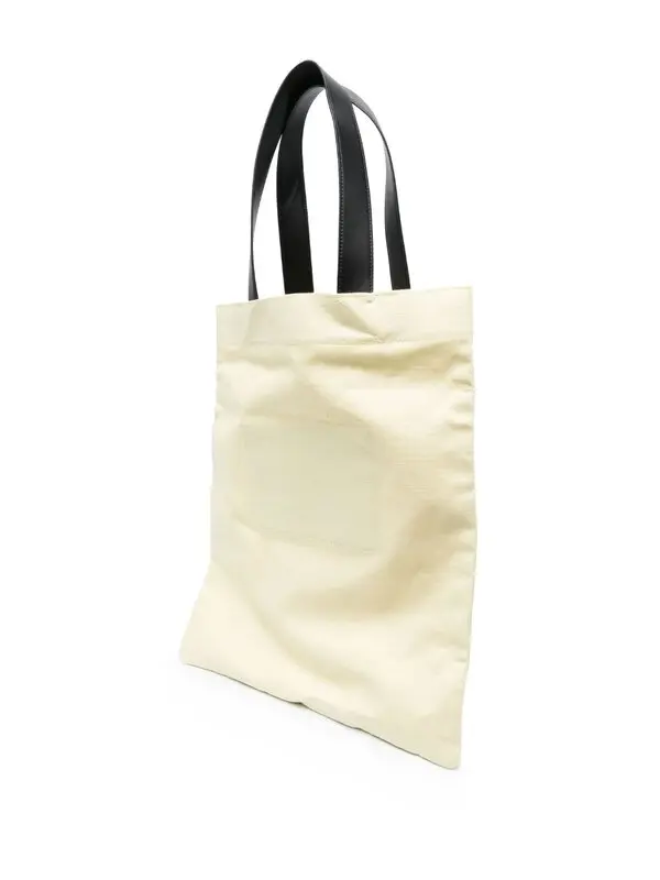 JIL SANDER Logo-print Shopper Tote Bag - Yellow