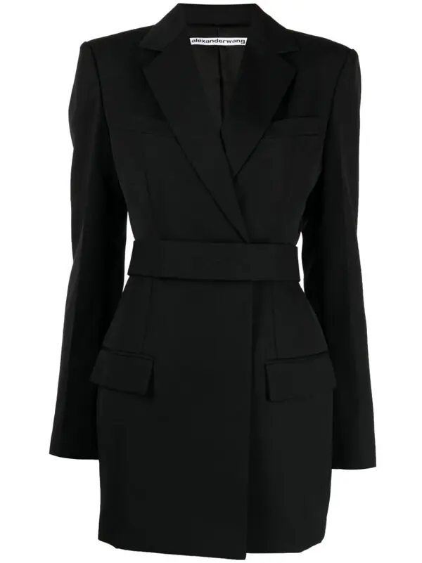 Alexander Wang Belted Wool Dress