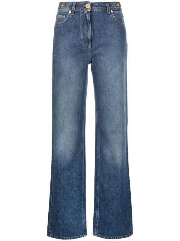 Versace Straight Leg Jeans - Blue