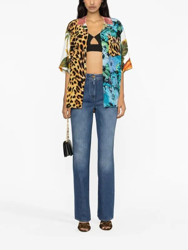 Versace Straight Leg Jeans - Blue