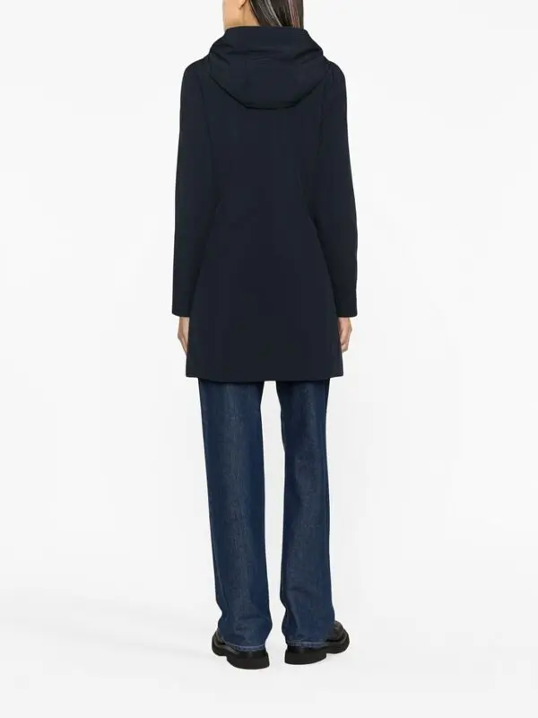 Woolrich Hooded Parka Coat - Blue