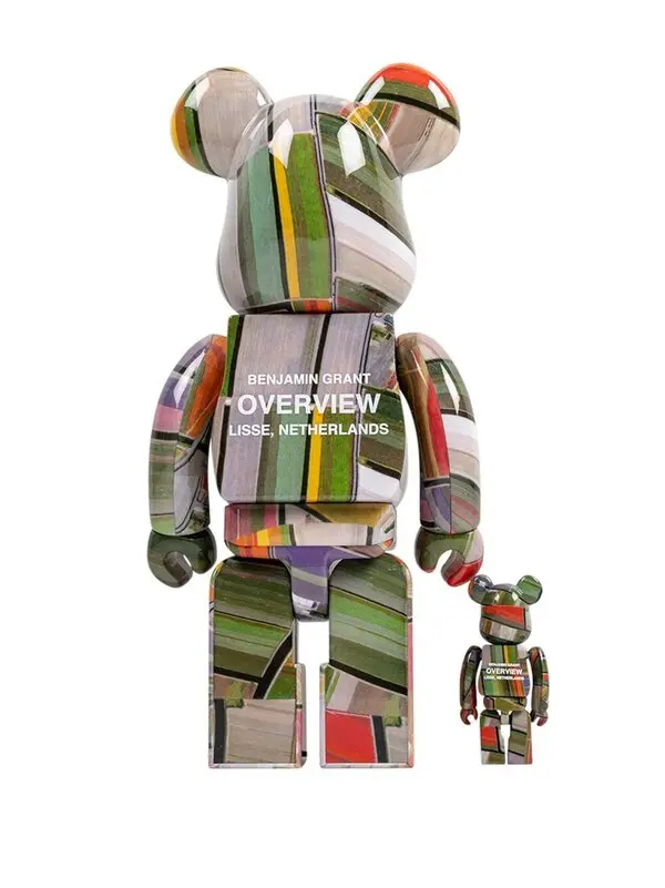 MEDICOM TOY X Benjamin Grant Overview Lisse Be@rbrick 100% And 400% Figure Set