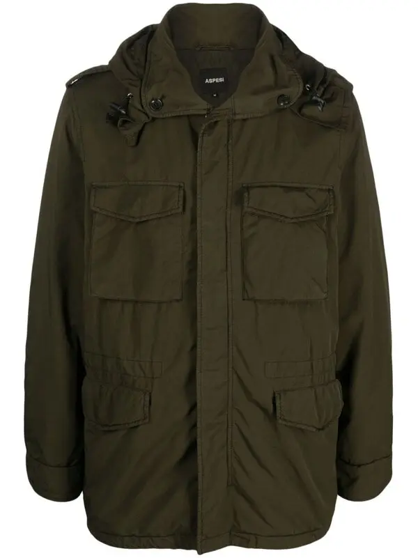 Aspesi Newcamp Military Jacket - Green