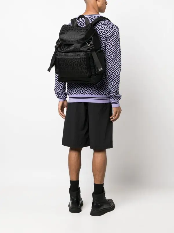 Versace Allover Neo Backpack