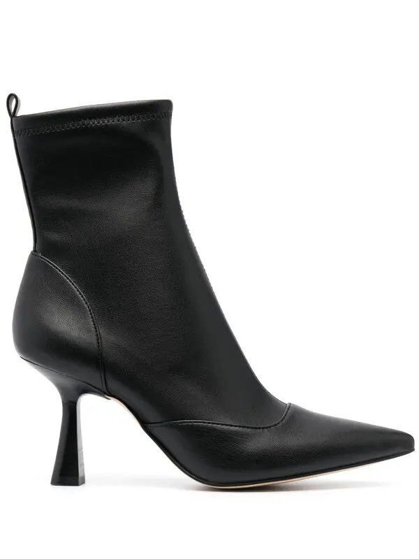 Michael Kors Clara 80mm Leather Ankle Boots