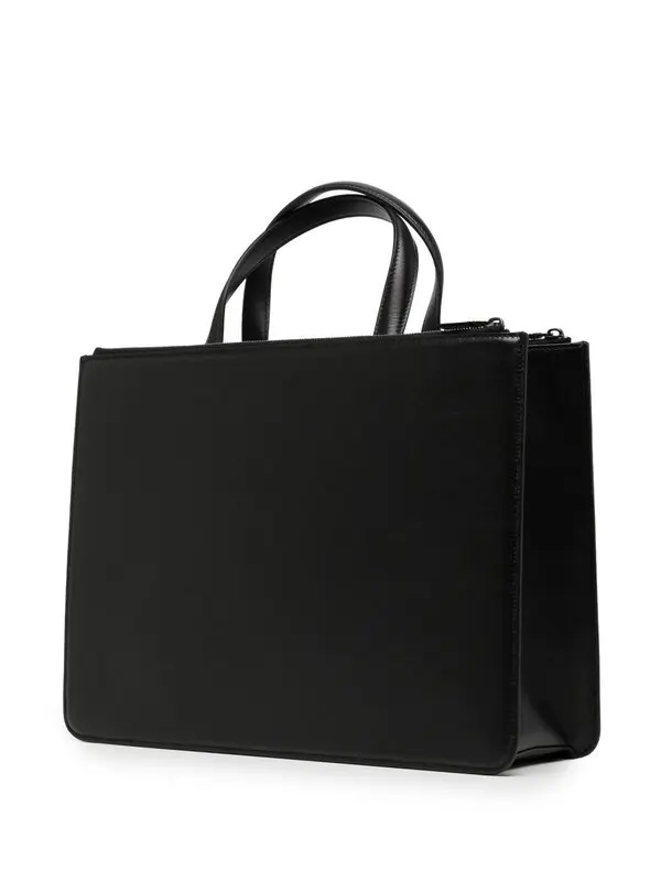 Valentino Garavani Vlogo Leather Briefcase