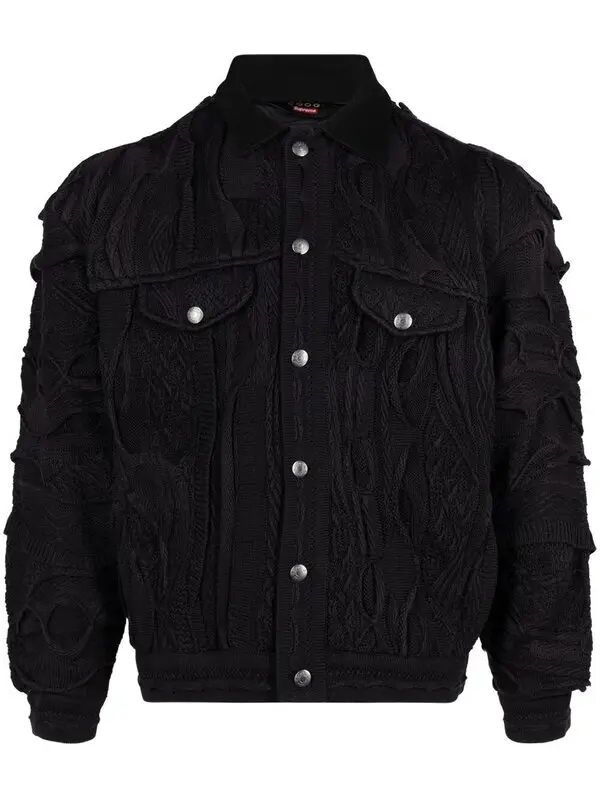 Supreme X Coogi Trucker Jacket In Black - 31% Off | Editorialist