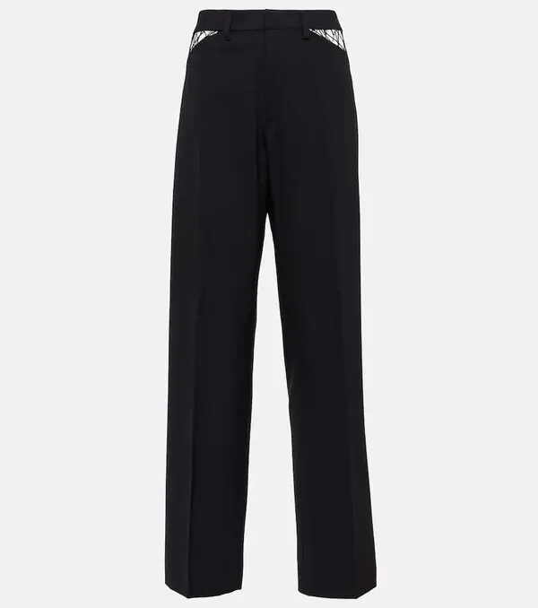 DION LEE Cutout Wool Pants