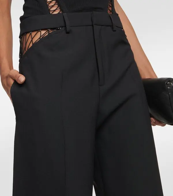 DION LEE Cutout Wool Pants