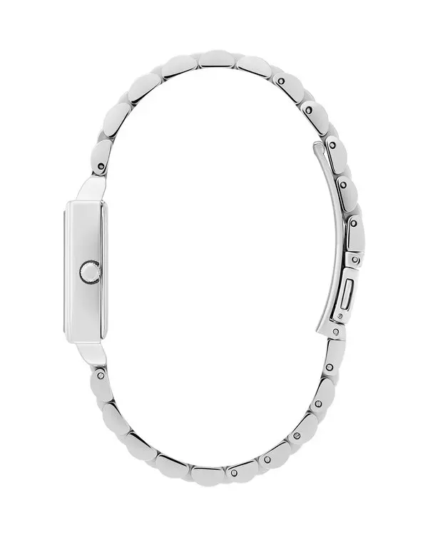 OLIVIA BURTON Rectangle Bracelet Watch, 20.5mm - Silver