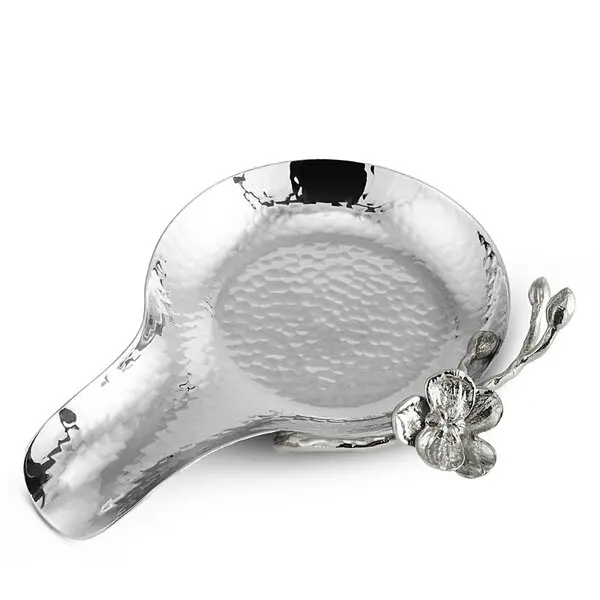 Michael Aram White Orchid Spoon Rest - Silver