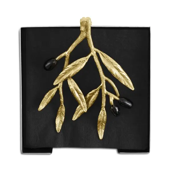 Michael Aram Olive Branch Cocktail Napkin Holder