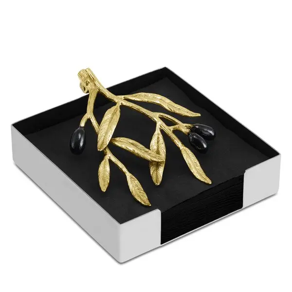 Michael Aram Olive Branch Cocktail Napkin Holder