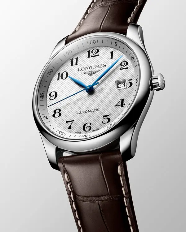 LONGINES Master Watch, 40mm - White/brown