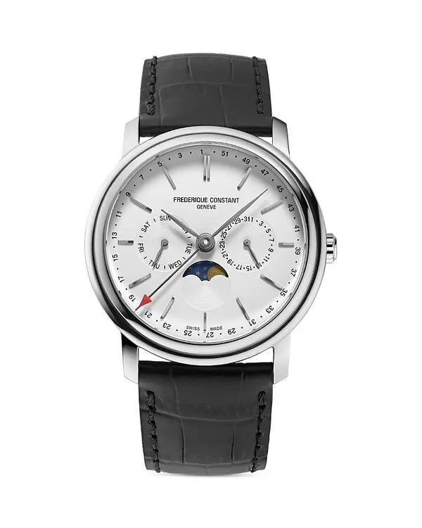 FREDERIQUE CONSTANT Classics Business Timer 40mm Watch - White/black