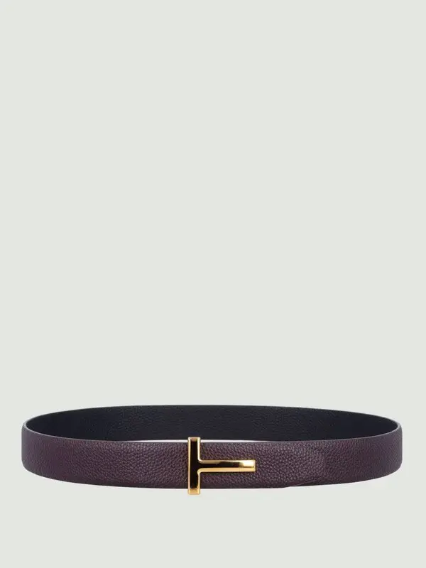 TOM FORD Belt - Burgundy